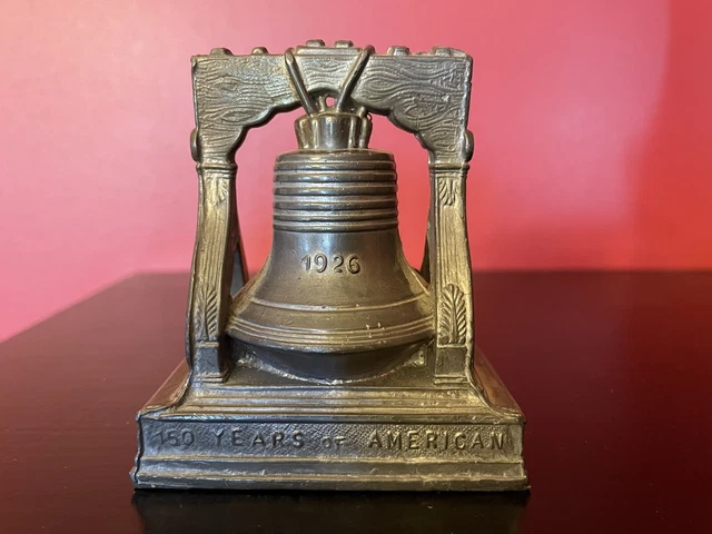 VINTAGE CAST IRON 1926 Sesqui Centennial Liberty Bell - 150 Years of ...