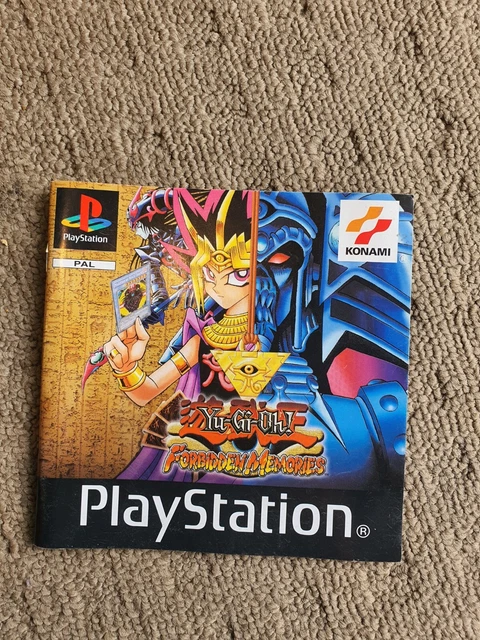 YU-GI-OH! FORBIDDEN MEMORIES PS1 Playstation 1 AUS PAL - Manual only ...