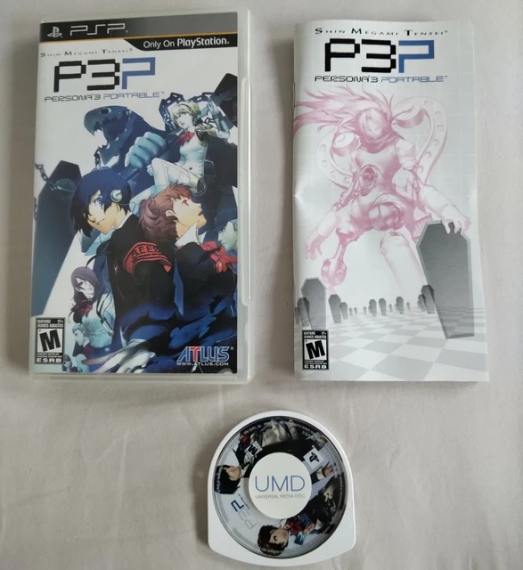 SHIN MEGAMI TENSEI: Persona 3 Portable (Sony PSP, 2009) NTSC Game ...