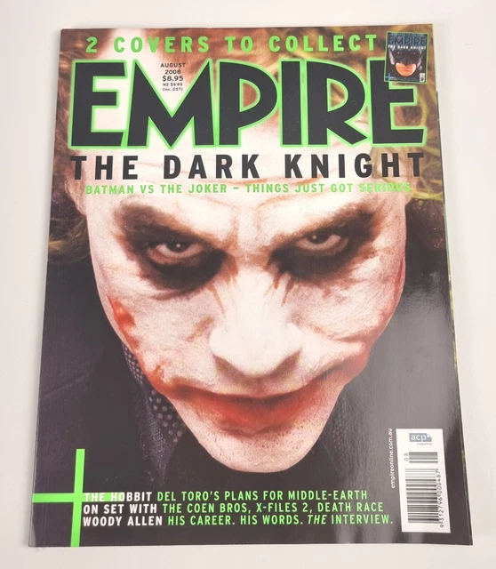 EMPIRE MAGAZINE THE Dark Knight Edition Heath Ledger Joker Batman ...