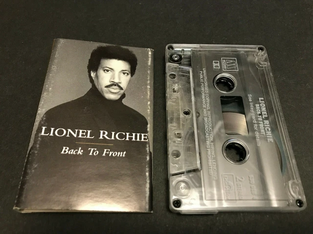 LIONEL RICHIE BACK To Front Australian Cassette Tape $15.00 - PicClick AU
