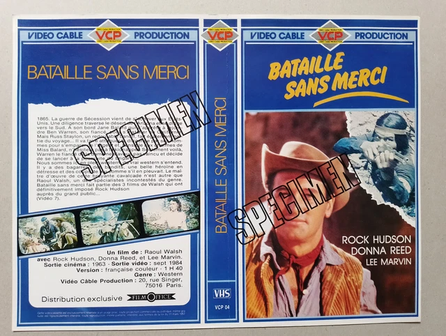 JAQUETTE VHS - Bataille Sans Merci - Vhs Sleeve - Lee Marvin EUR 5,00 - PicClick FR