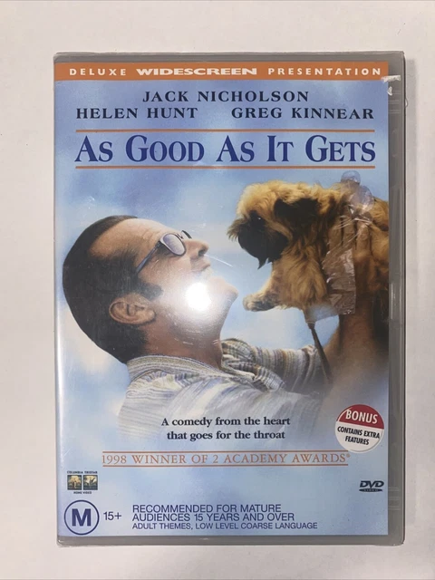 AS GOOD AS It Gets Jack Nicholson, Helen Hunt, Greg Kinnear, Cuba ...