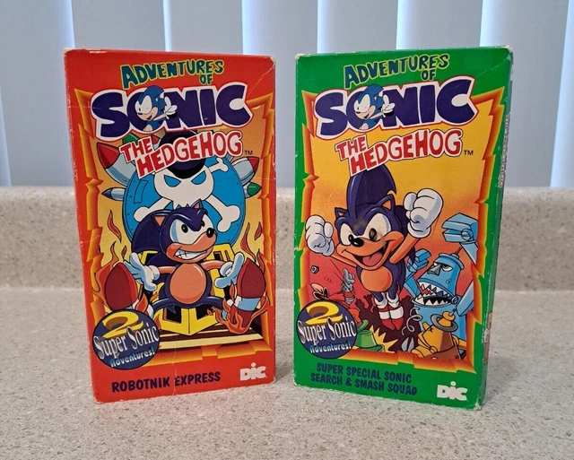 ADVENTURES OF SONIC The Hedgehog VHS Video Tape Lot of 2 EUR 6,47 ...
