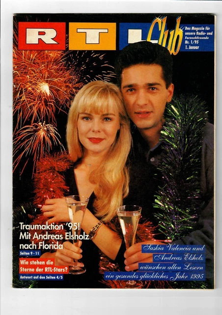 RTL-CLUB MAGAZIN 1995/01 - Traumaktion95 Mit Andreas Elsholz - Saskia Valencia EUR 1,00 ...