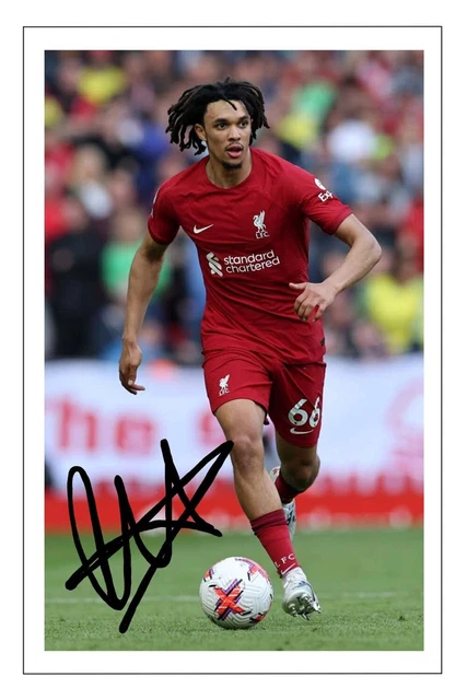 TRENT ALEXANDER ARNOLD Signed 6X4 Autograph PHOTO Pre Print LIVERPOOL ...