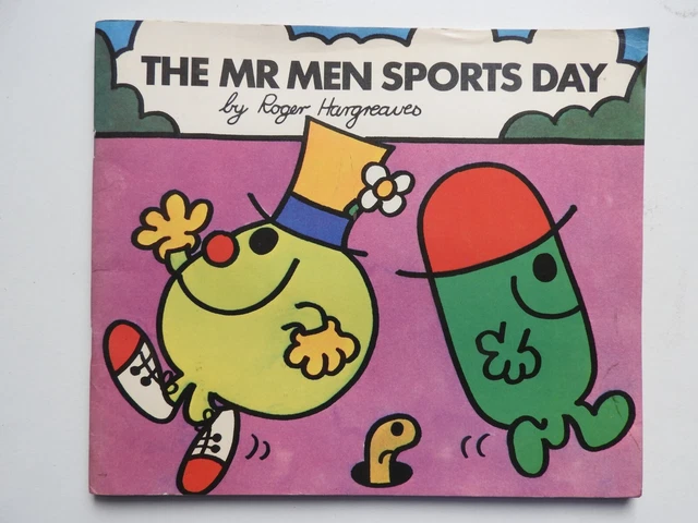 MR MEN SPORTS Day - Roger Hargreaves PB vintage Thurman Publishing 1977 ...