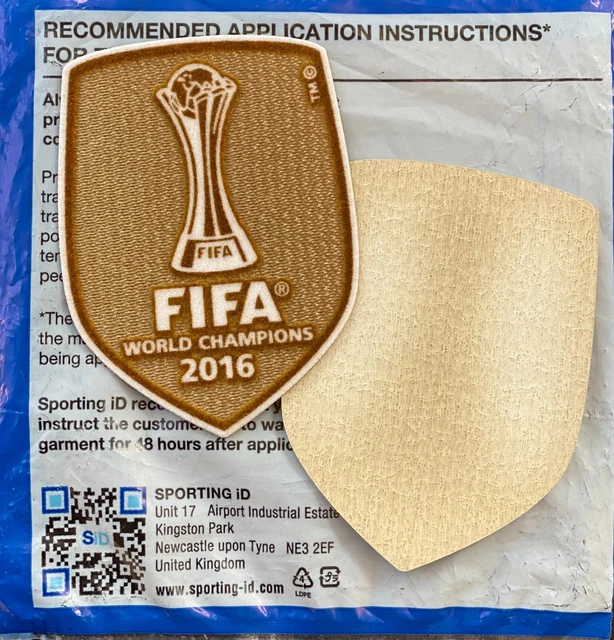 REAL MADRID FIFA World Champions Coupe Winner PATCH 2016 Officiel SPORTING ID EUR 18,00 ...