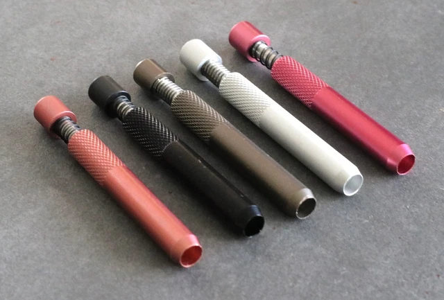 3& SPRING LOADED One Hitter Pipe-Self Cleaning Ejection System-Easy ...