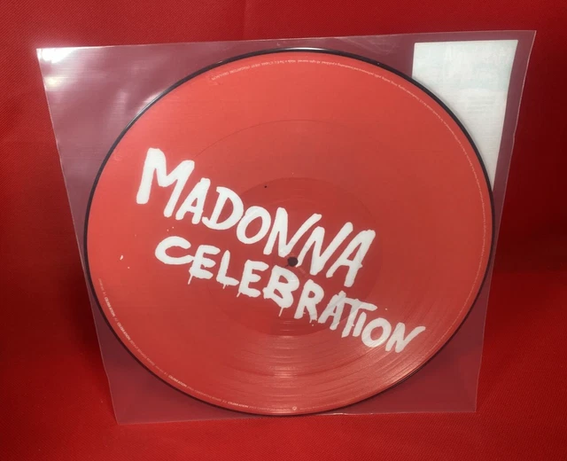 CELEBRATION MADONNA 12& vinyl picture disc record UK W819T unplayed ...