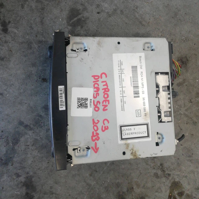 16112066XT SYSTÈME NAVEGATION gps pour CITROEN C3 PICASSO 1.4 VTI GPL ...