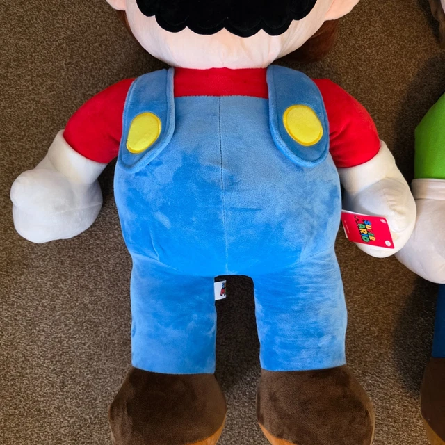 SUPER MARIO JUMBO Plush 40" Large Giant Soft Toy Nintendo £24.95 ...