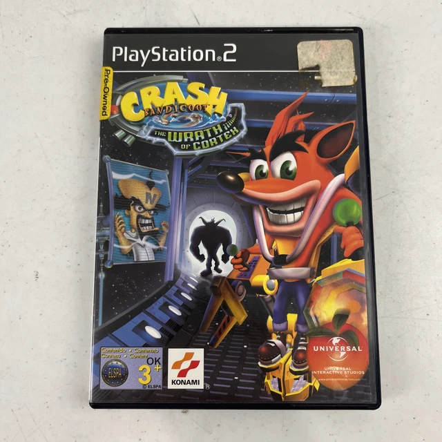 CRASH BANDICOOT THE Wrath of Cortex PS2 PAL Black Label Complete Manual ...