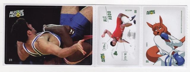 WOOLWORTHS OLYMPIC & Paralmpic Aussie Heroes. Wrestling - Ali Abdo $4. ...