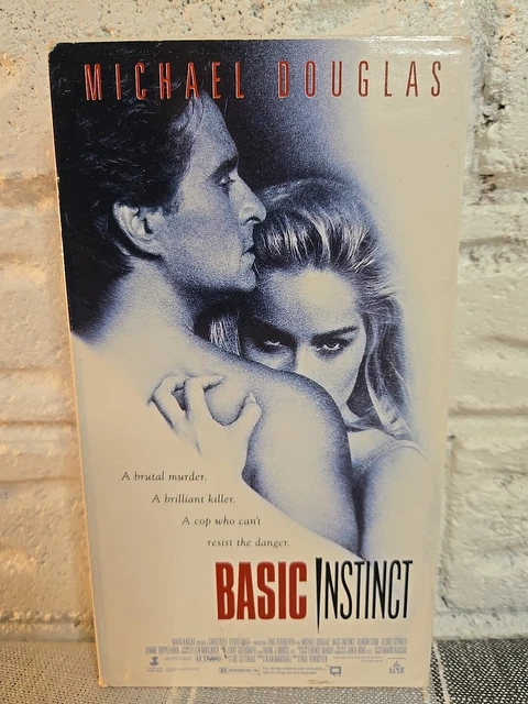 BASIC INSTINCT (VHS, 1992) Michael Douglas, Sharon Stone $24.99 ...