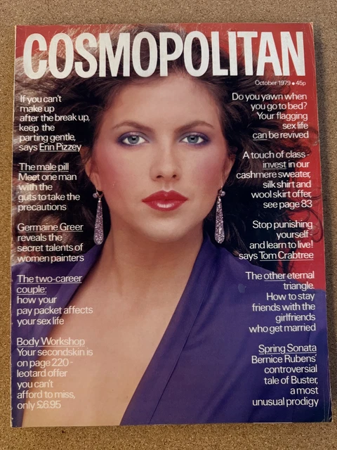 COSMOPOLITAN UK MAGAZINE Clio Goldsmith October 1979 Vintage British ...