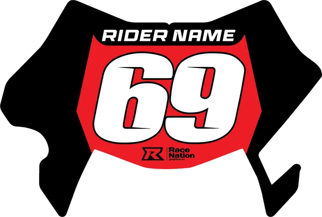 SURRON ULTRA BEE Front Number plate board Custom Sticker Graphic Thick ...