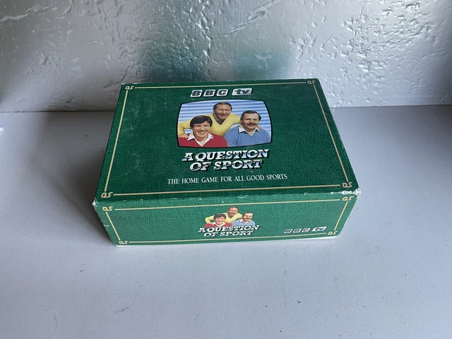 QUESTION OF SPORT Board Game incl. Tyson, Maradona, Senna Cards £25.00 ...