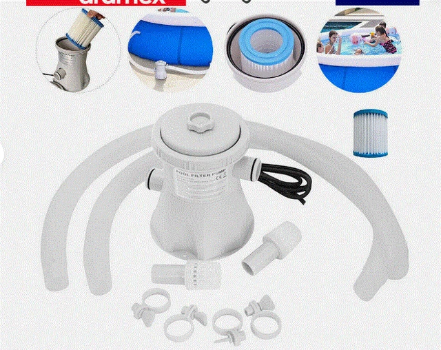 300 GALLON WATER Cleaner Filter Pump Electric Air Pump Swimming Pool ...