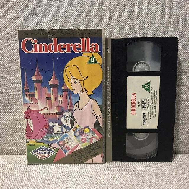CINDERELLA - VHS Video - Pickwick Animated Classics / Childrens Vintage ...