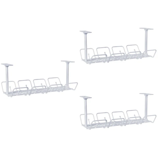 3X CABLE ORGANIZER Kitchen Storage Rack Home Supplies Home Cable Rack ...