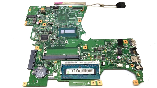 LENOVO FLEX 2-14 20404 Laptop Motherboard 5B20F85980 4GB RAM SR16Q i3 ...
