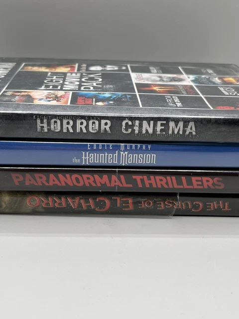HORROR DVD COLLECTION Lot 4 Paranormal Thrillers El Charro Haunted ...