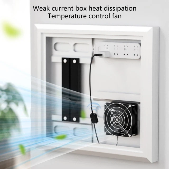 120MM USB TEMPERATURE Controlled Cabinet Fans for Electronics and Plant ...