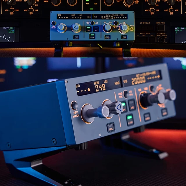 SIMPLAYER A320 FCU CUBE Flight Control Unit Panel Supports für X-Plane ...