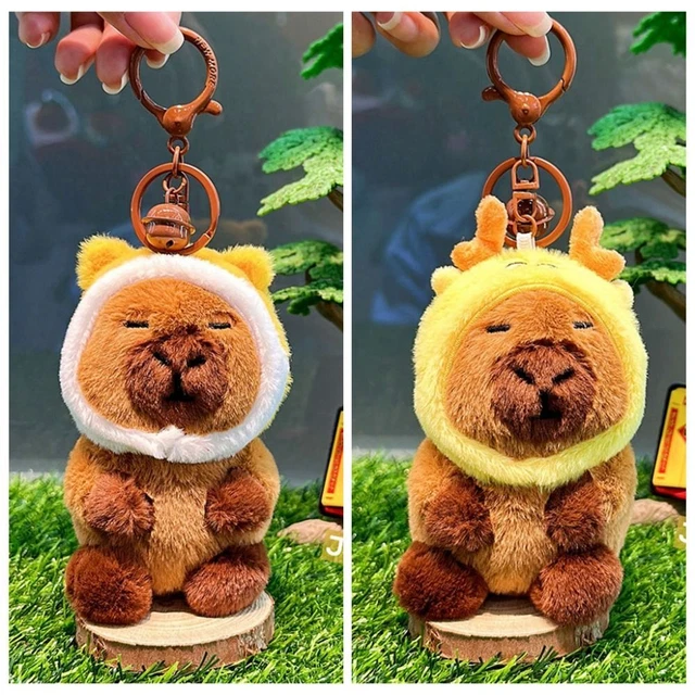 CAPYBARA RODENT CAPYBARA Plush Keyring Capybara Plushie Keychain Girls ...