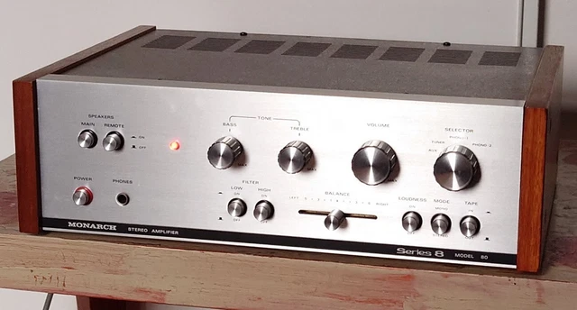 MONARCH MODEL 80 amplificateur HI-FI Vintage Fonctionne EUR 70,00 ...