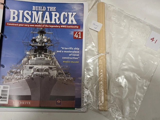 HACHETTE PARTWORKS- Build the Battleship Bismarck Part 41- $30.00 ...