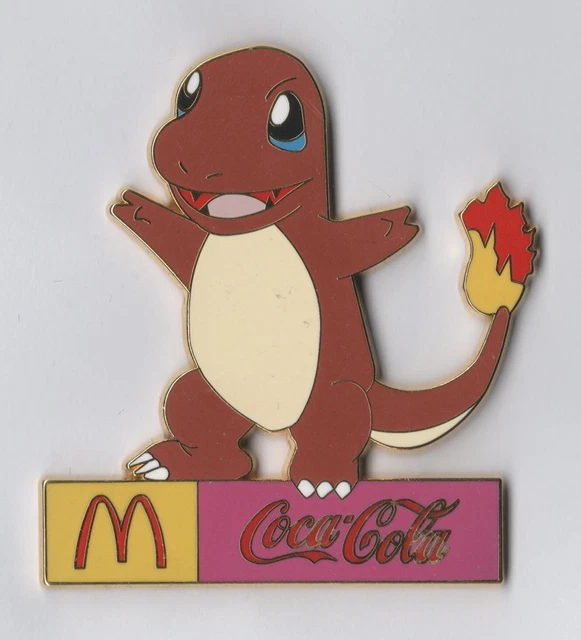PIN'S MAC DO Coca-Cola POKEMON H 5,2 cm L 5,3 cm.(jaune et rose) EUR 12,00 - PicClick FR