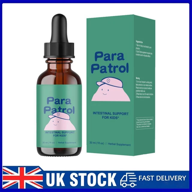 PARA PATROL INTESTINAL Support Drops 30ml for Kids - Improves Gut ...