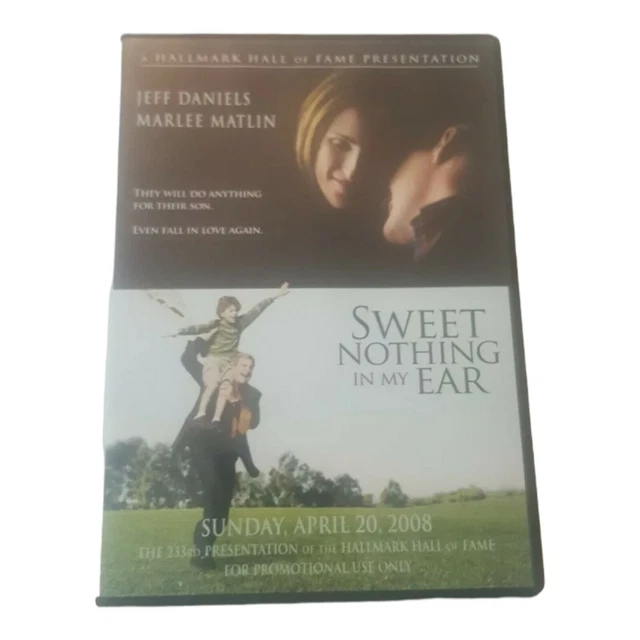 DVD HALLMARK CHANNEL: Sweet Nothing in My Ear Jeff Daniels Promotional ...