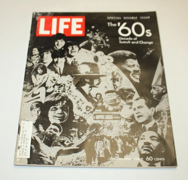 LIFE MAGAZINE DECEMBER 26 1969 THE 60'S DECADE OF TUMULT & CHANGE ...