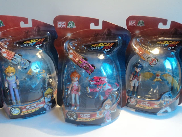 SCAN2GO ACTION FIGURE Set Colletable Slazor / Falgor & Leopatra £7.99 ...