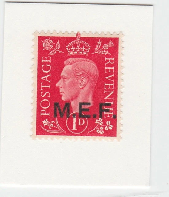 S. G. M6 1942 King George VI Military GB 1d Postage Stamp Overprinted M ...
