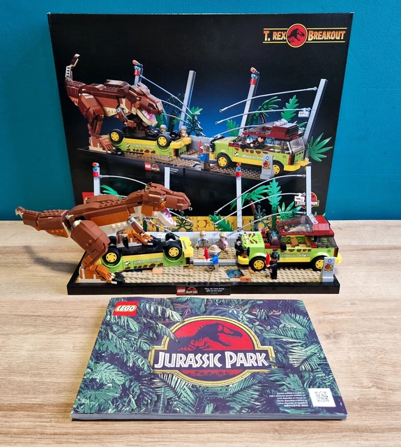 LEGO JURASSIC WORLD: T. rex Breakout 76956 100% complete with minifigs ...