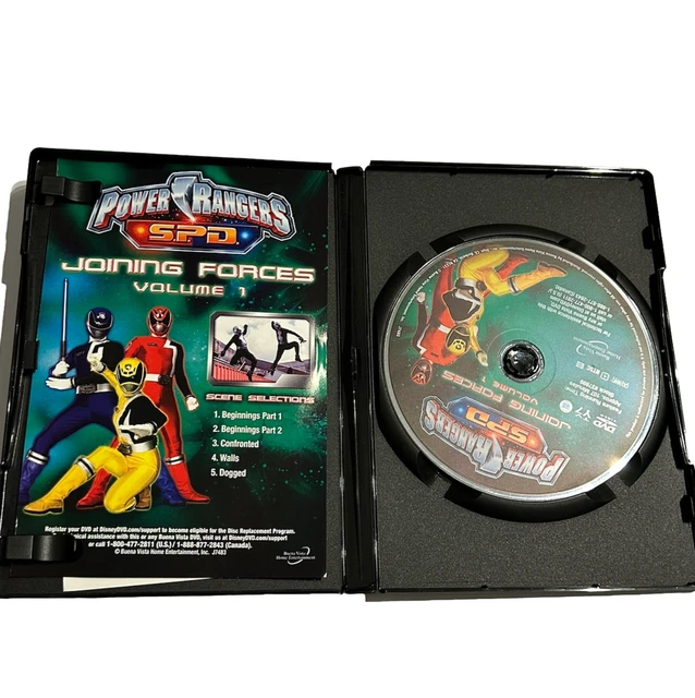 POWER RANGERS SPD DVD Joining Forces Vol 1 Region 1 NTSC £8.65 ...
