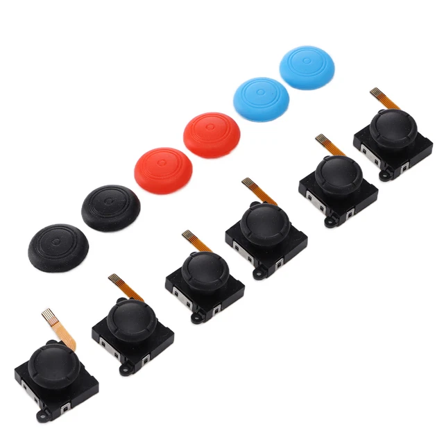 QM2107096 6X JOYSTICK Replacement 3D Analog Left/Right Joysticks Rocker ...