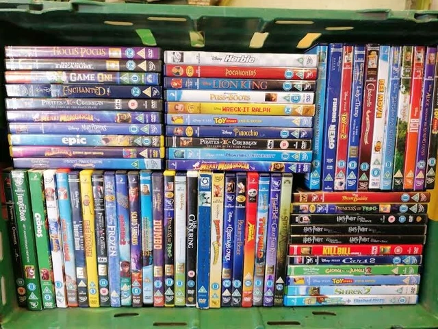 CHILDRENS KIDS FAMILY DVDs Disney Pixar Nickelodeon Dreamworks Lot ...