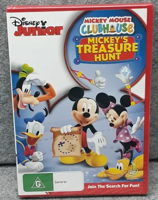 NEW: MICKEY MOUSE CLUBHOUSE TREASURE HUNT Disney DVD Region 4 PAL Free ...