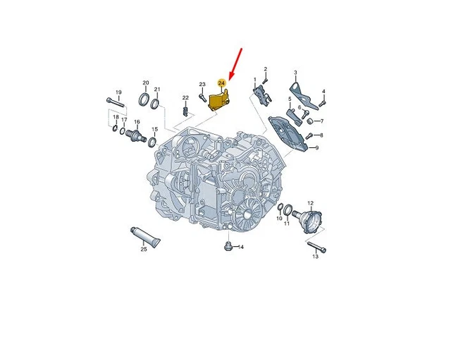 VW PASSAT B9 Variant Dual Clutch Gearbox Cover 0AM325423B NEW GENUINE £ ...