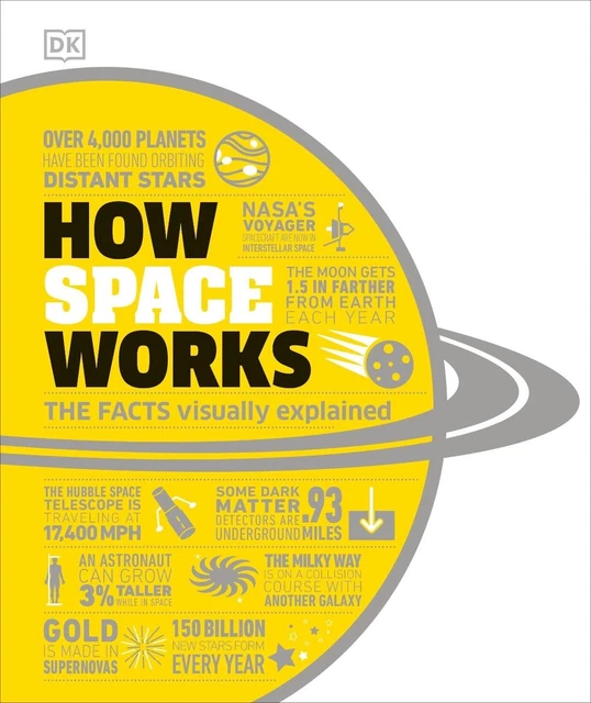 HOW SPACE WORKS: The Facts Visually Explained by DK (English) Hardcover ...