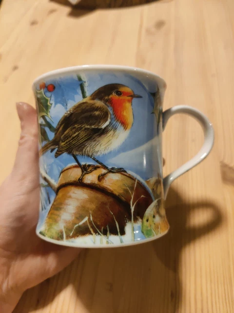 ROBIN REDBREAST CHINA Mug Exc Cond Ray Cresswell Christmas Xmas Gift £5 ...