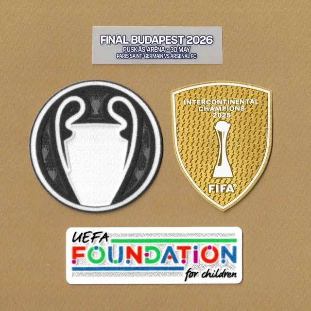 PSG CHAMPIONS LEAGUE Final Budapest 2026 Heat Seal Patch Paris Saint ...