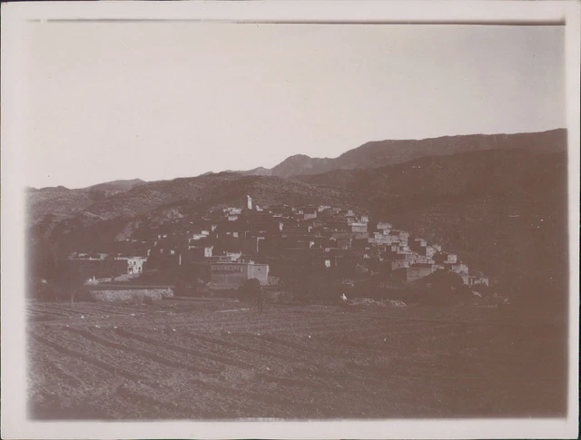 ALGÉRIE, MENAA (BATNA) Vintage citrate print. Tirage citrate 9x12 Circa ...