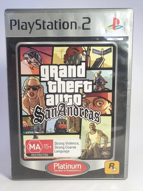 PLAYSTATION 2 PS2 Grand Theft Auto San Andreas Instruction Manual Only ...