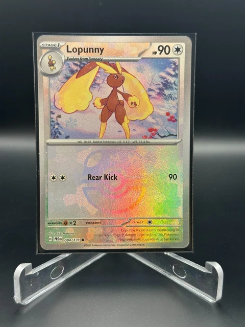 2025 POKEMON SV Prismatic Evolutions Master Ball Reverse Foil 084/131 Lopunny £7.27 - PicClick UK